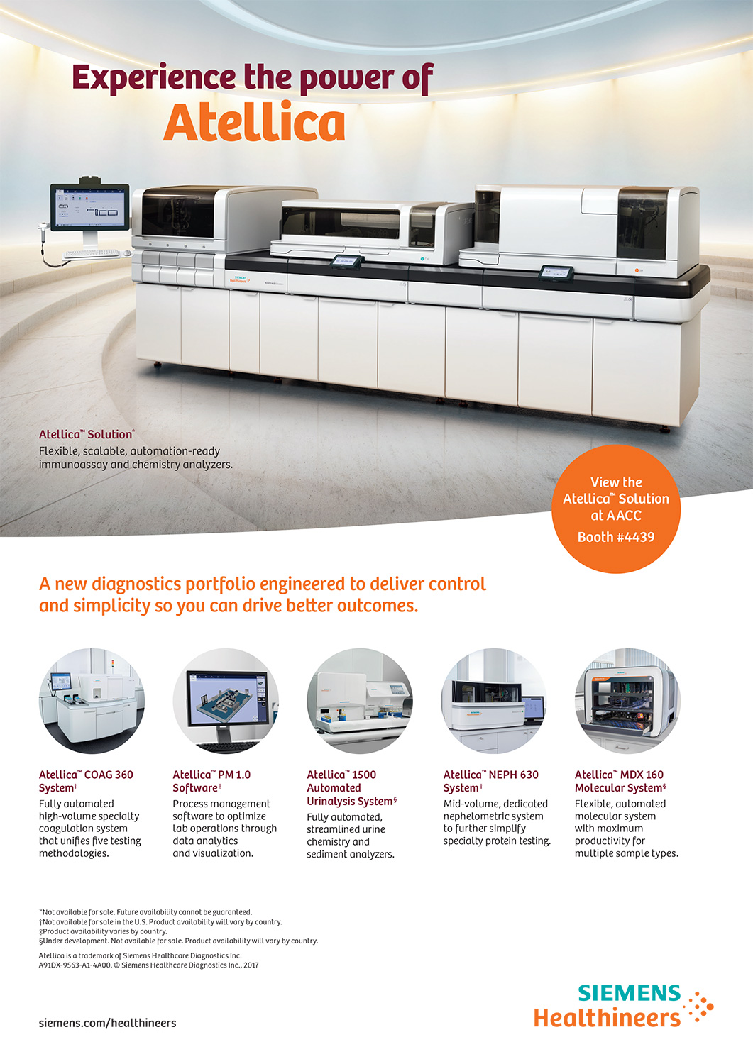 Experience the power of Atellica - Clinical Laboratory int.