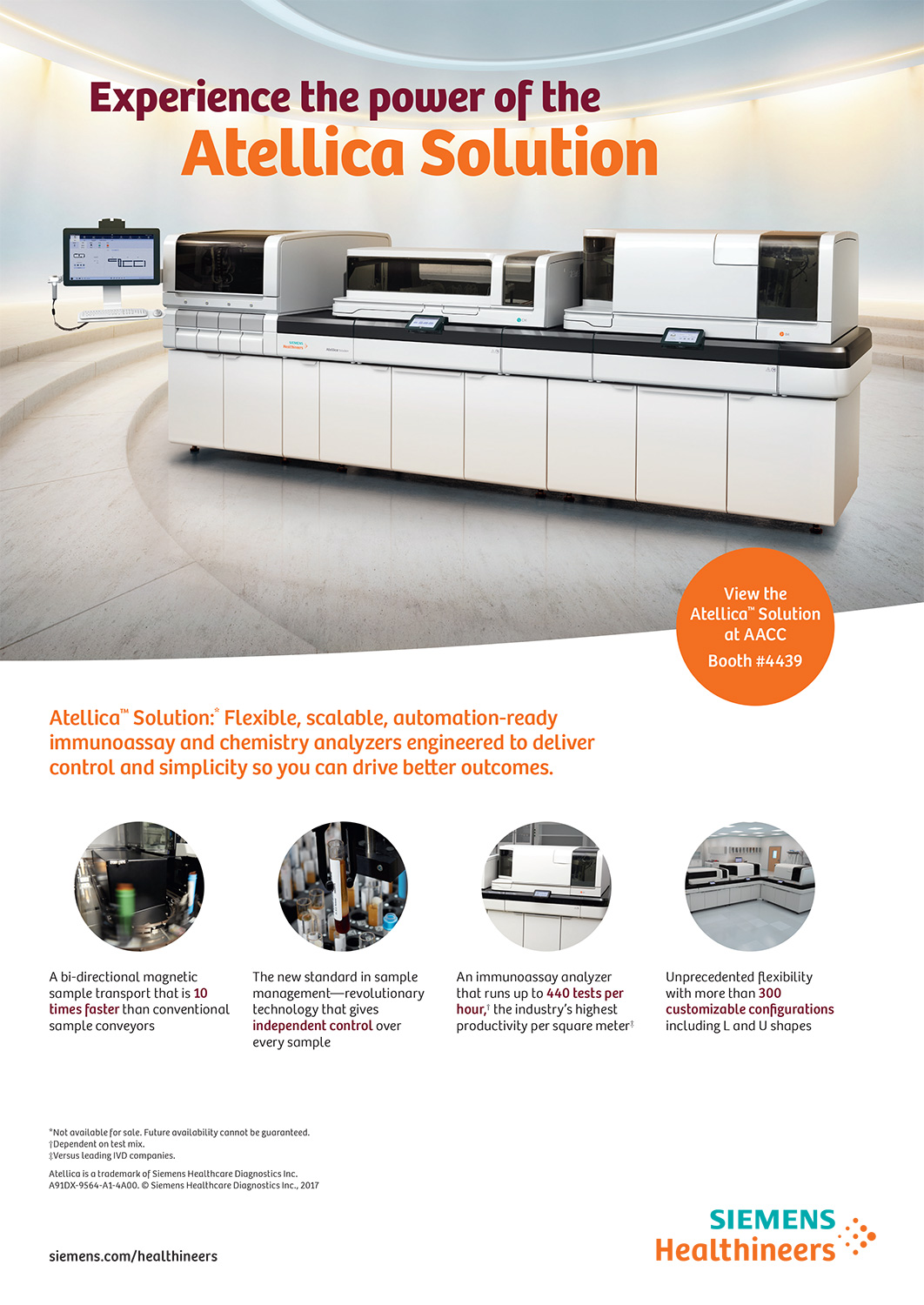 Experience the power of the Atellica Solution - Clinical Laboratory int.