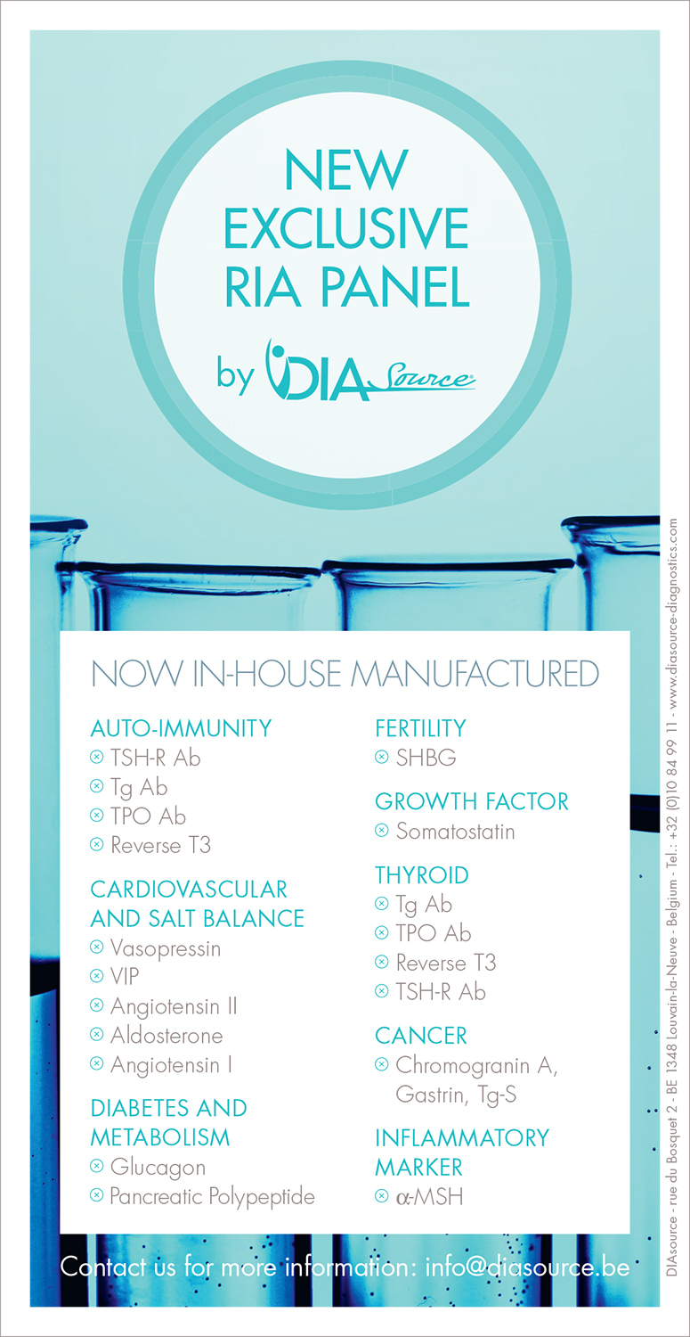 New exclusive RIA Panel - Clinical Laboratory int.