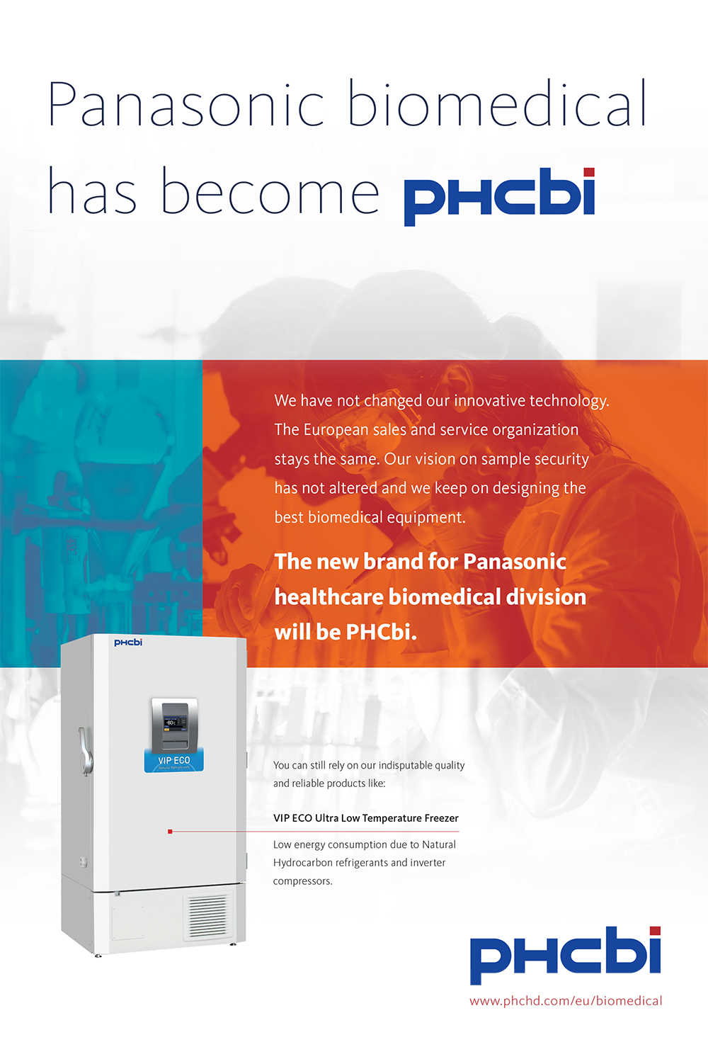 Panasonic biomedical has become PHCbi - Clinical Laboratory int.