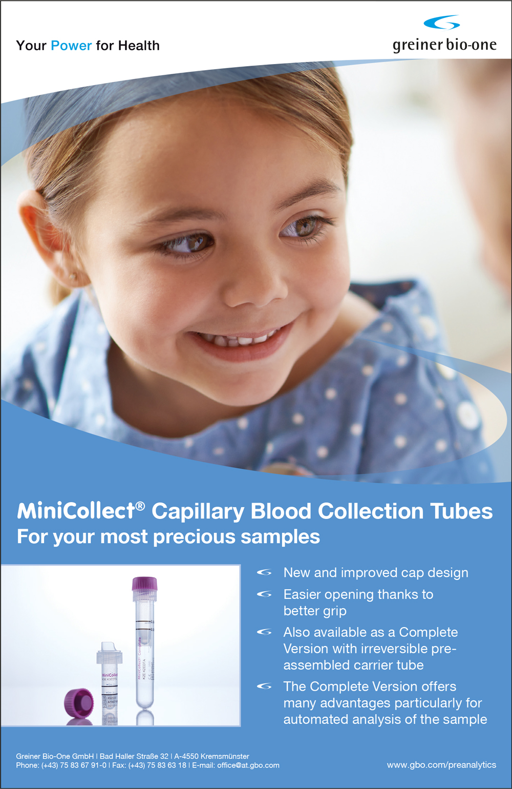 MiniCollect® Capillary Blood Collection Tubes For your most precious ...