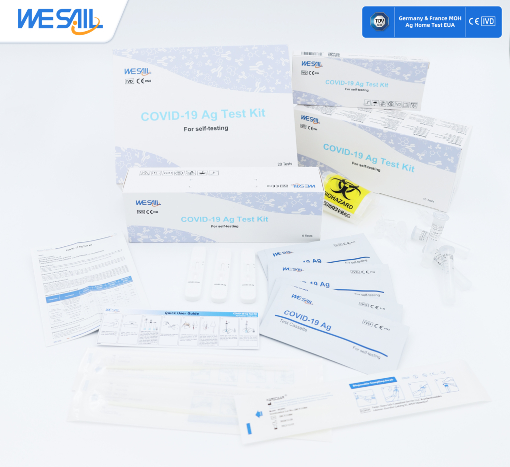 WESAIL COVID-19 Ag Test Kit (self-testing) is now 4th in the world TUV ...