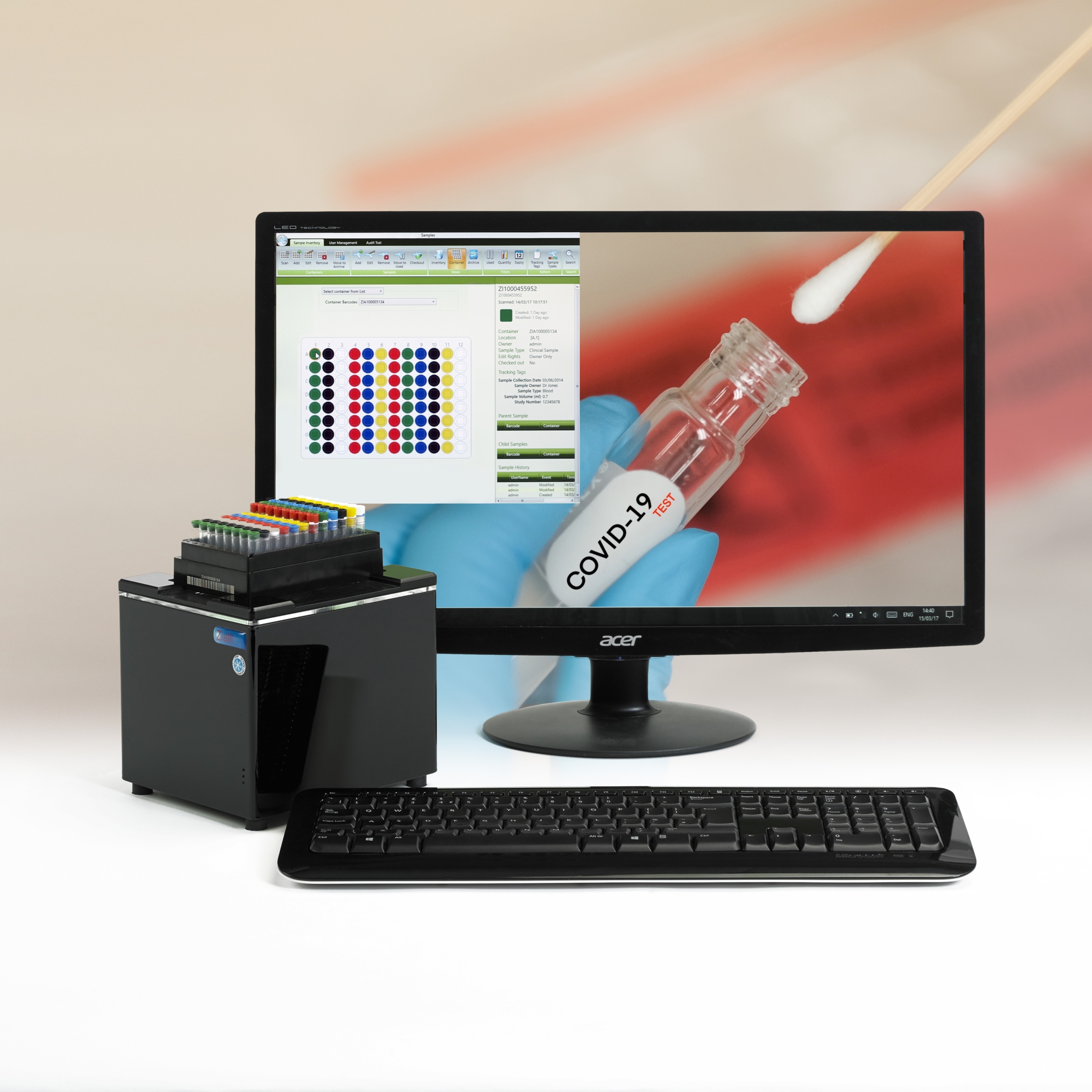 Reliable Track & Trace Scanner for COVID-19 Samples - Clinical ...