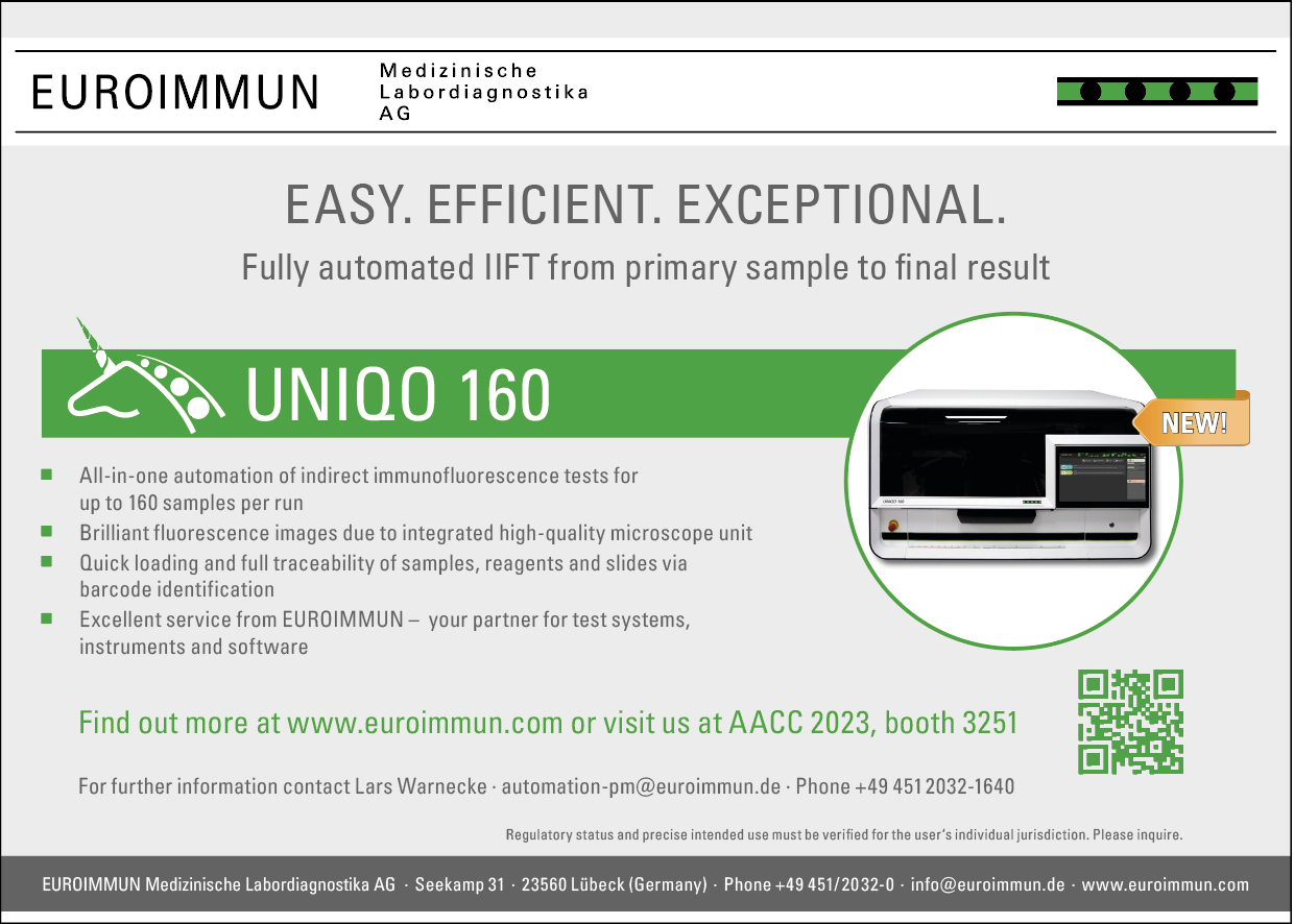 Euroimmun - EASY. EFFICIENT. EXCEPTIONAL. Fully automated IIFT from ...