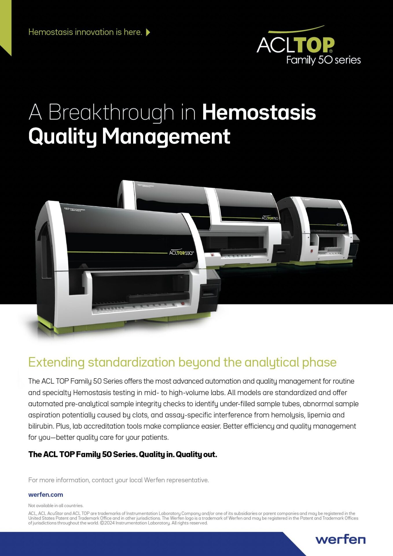 A Breakthrough in Hemostasis Quality Management | The ACL TOP Family 50 ...