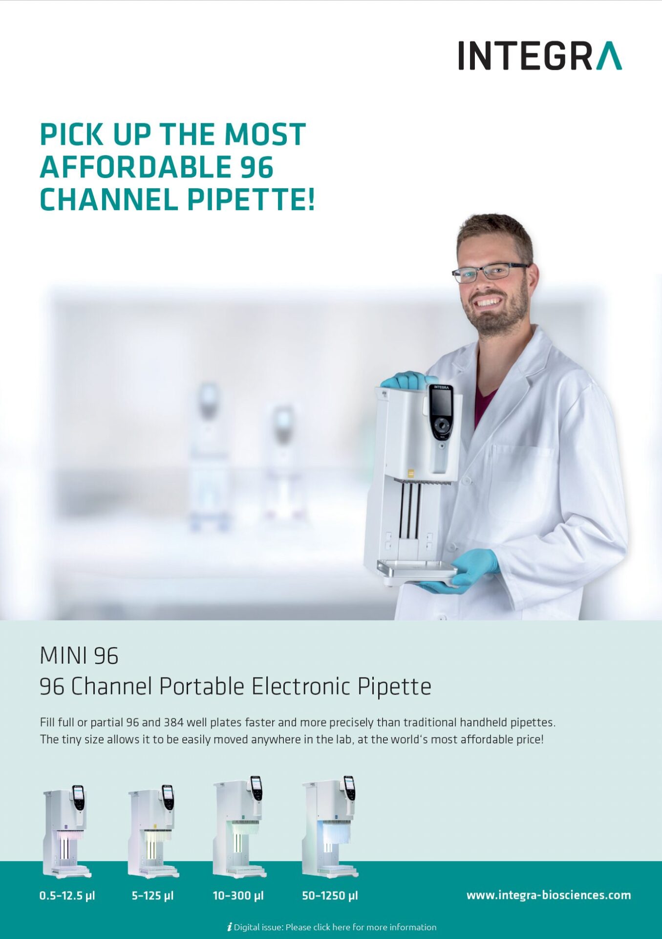 INTEGRA | PICK UP THE MOST AFFORDABLE 96 CHANNEL PIPETTE! - Clinical ...