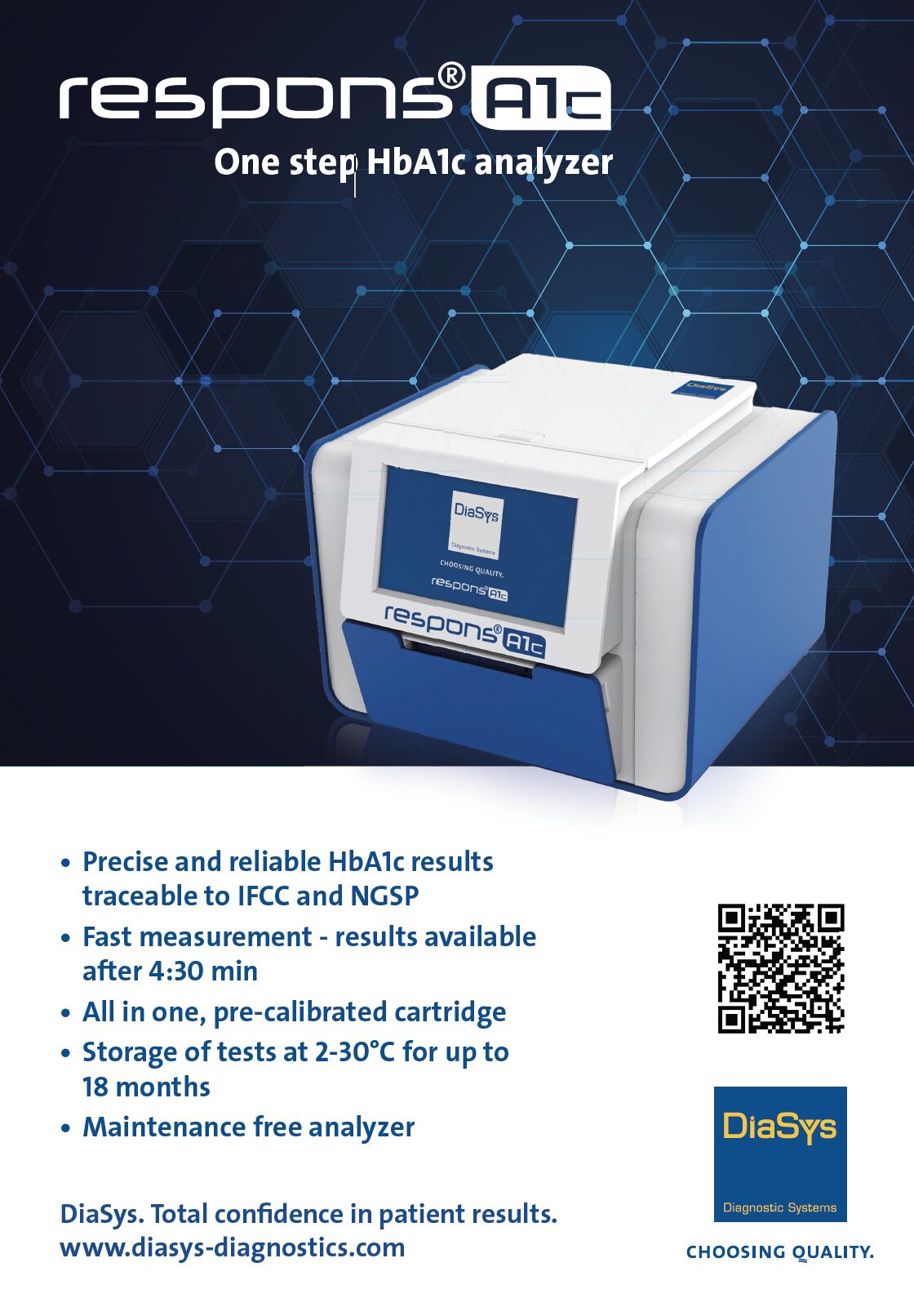 DIASYS | Respons A1C - Clinical Laboratory int.
