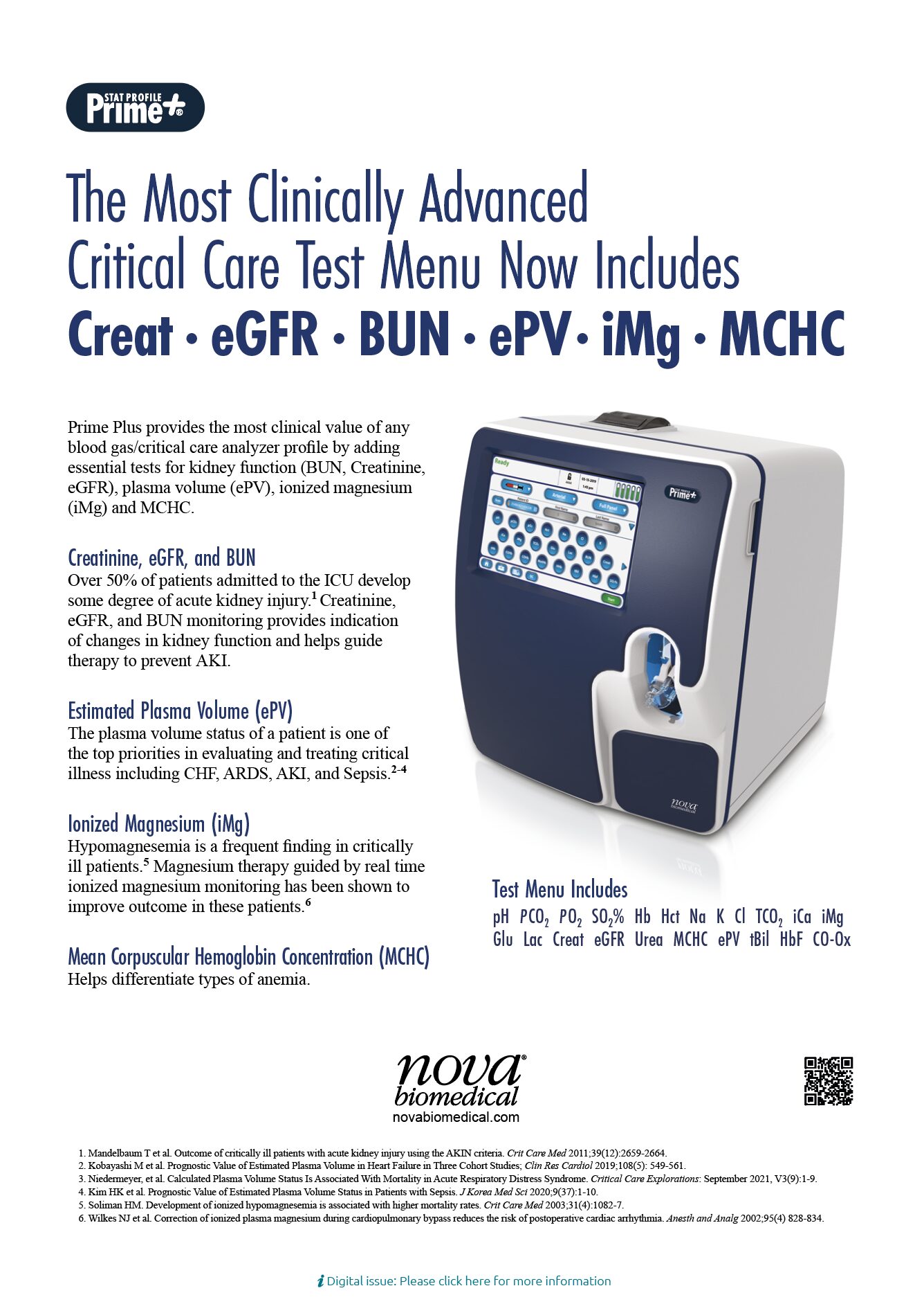 Nova biomedical - Clinical Laboratory int.