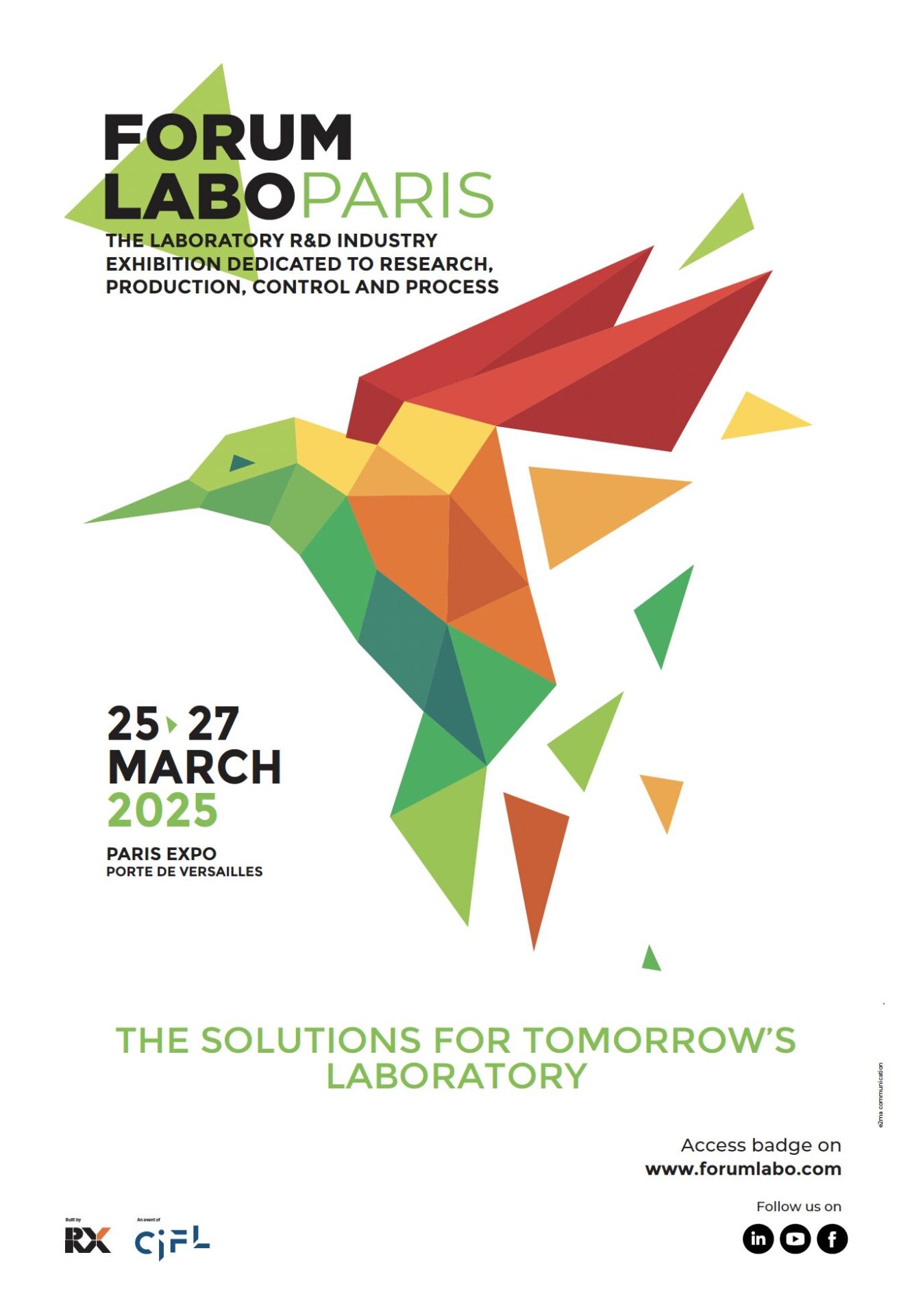 FORUM LABO PARIS, 25 - 27 MARCH 2025 - Clinical Laboratory int.